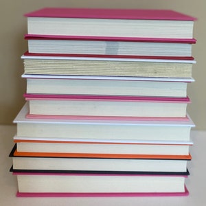 Pink Book Stack, Shades of Pink Book, Light Pink and Hot Pink Book ...
