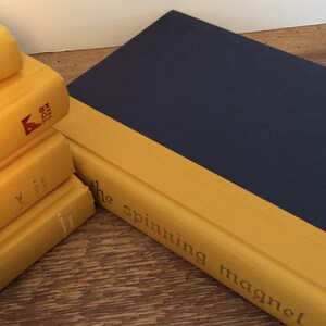 Gold Books Harvest Gold, Mustard Yellow Books for Home Decor Book Decor ...