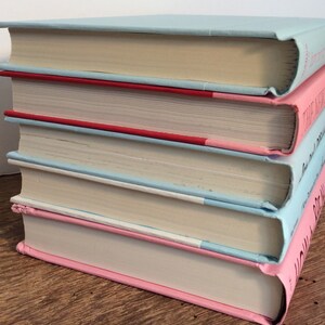Pink Book Decor Bundle With Baby Blue - Hot Pink, Soft Pink and Blue ...