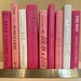 Pink Book Stack, Shades of Pink Book, Light Pink and Hot Pink Book ...