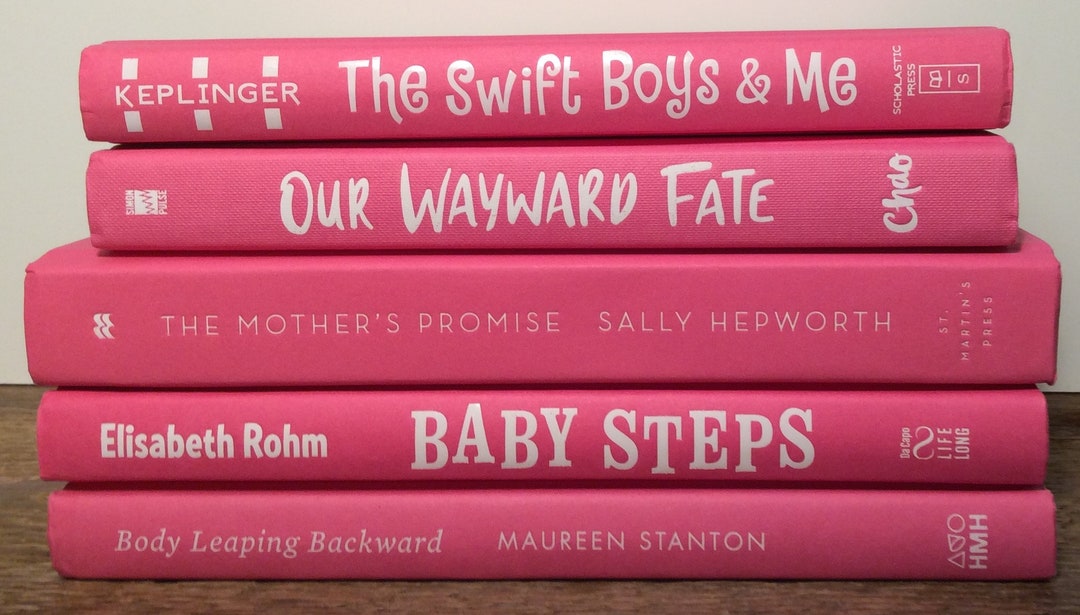 Pretty in Pink Book Decor Bundle Luxe Hot Pink Books for Modern Home ...