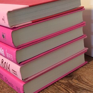 Pink and Fuchsia Book Decor Bundle Luxe Soft and Hot Pink Books for ...