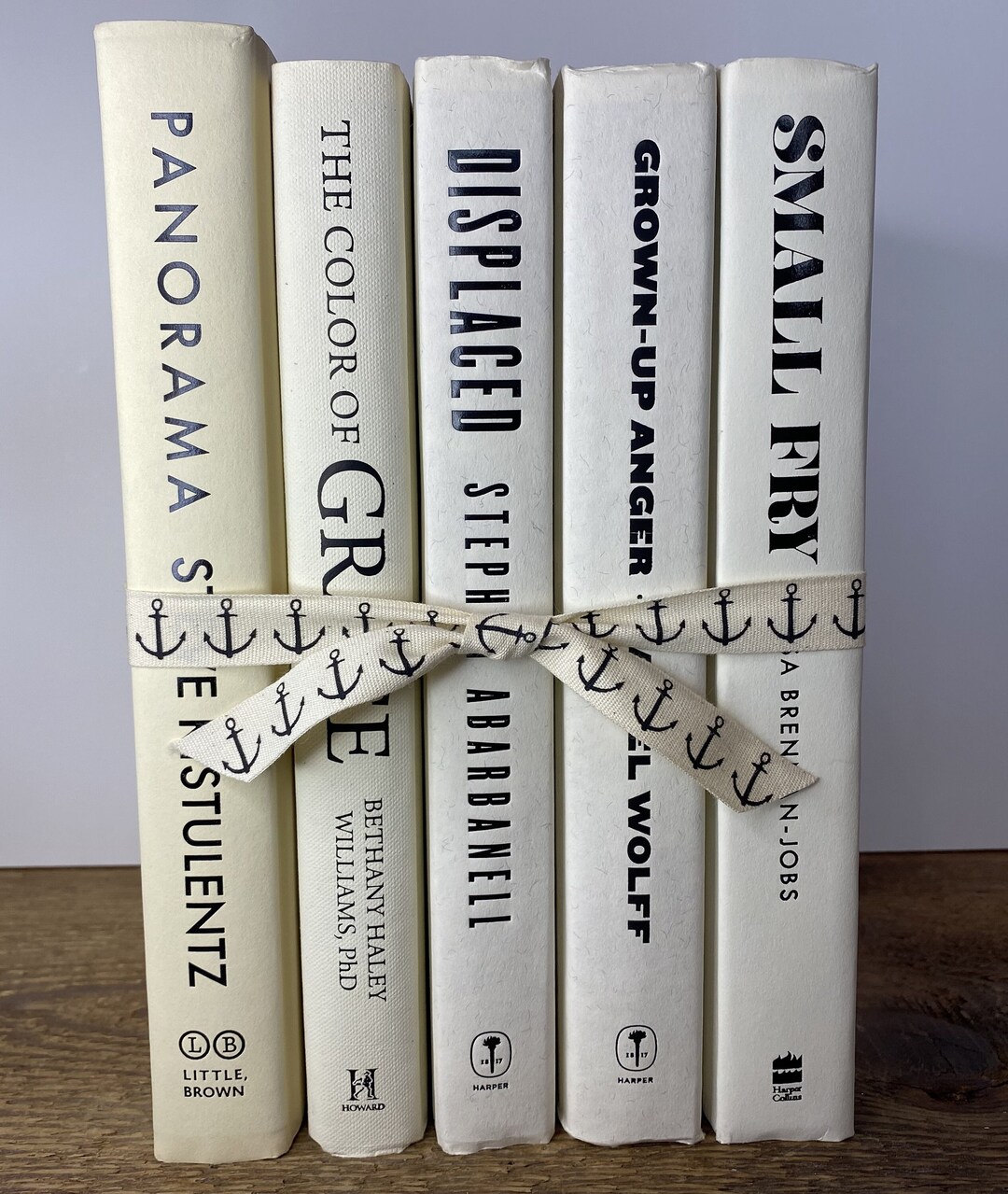 Creamy White Books for Neutral Home Decor Decorative Book Bundle Ivory ...