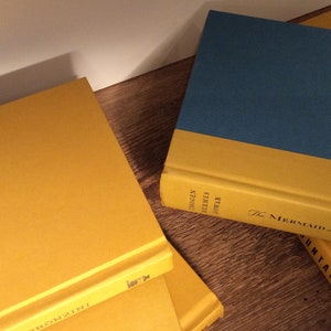 Gold Books, Harvest Gold, Mustard Yellow Books for Home Decor, Book ...