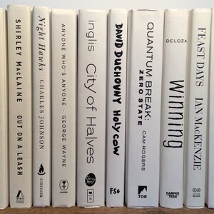 White Book Decor - Luxe Shades of White, Decorative, Hardcover Books ...