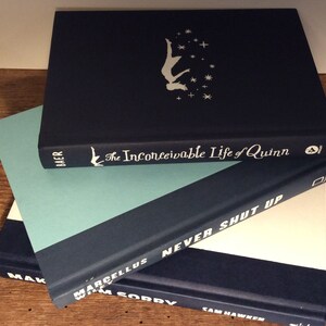 Luxe Navy Blue Book Decor Bundle Shades of Dark Blue Books for Modern ...