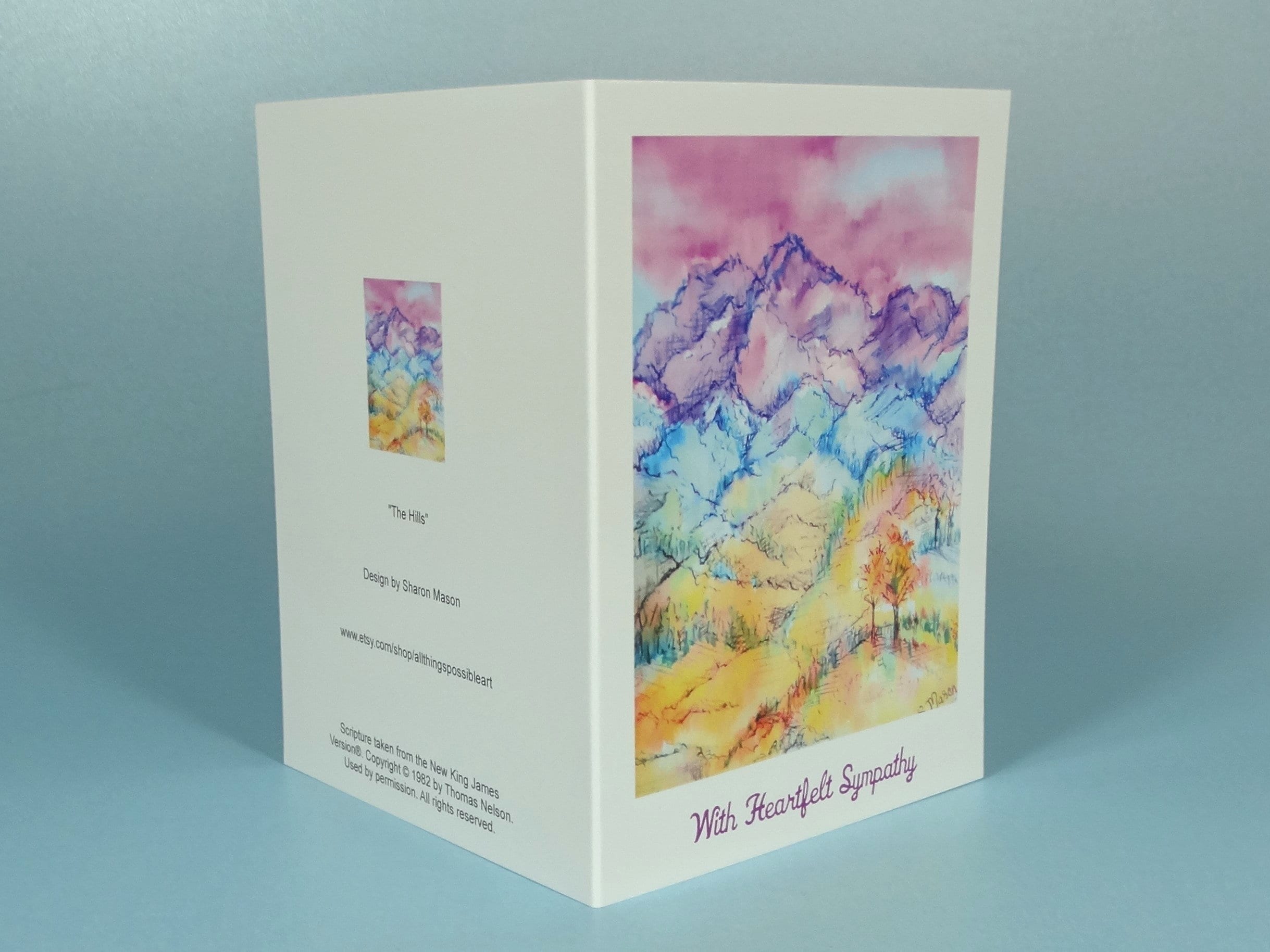 Christian Sympathy Cards Bereavement Bible Verse Cards - Etsy