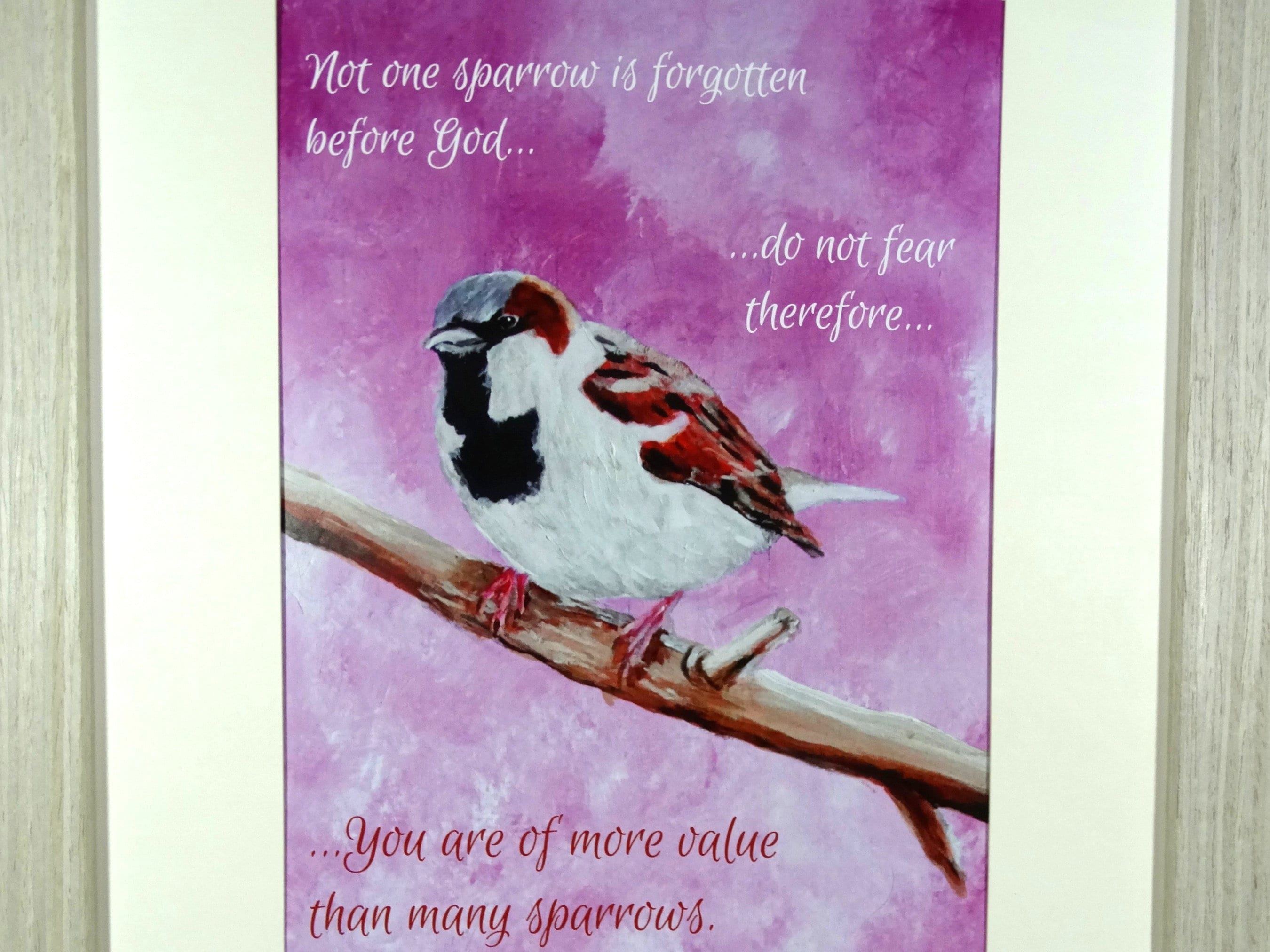 Birds of the Air Bible Verse Wall Art Prints Christian Gift - Etsy