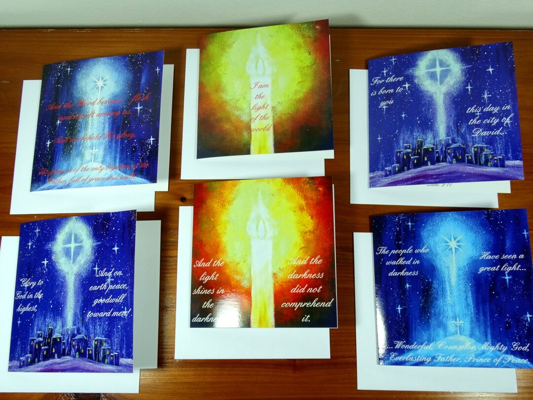 Christian Christmas Cards Scripture Bible Verse Christmas Cards ...