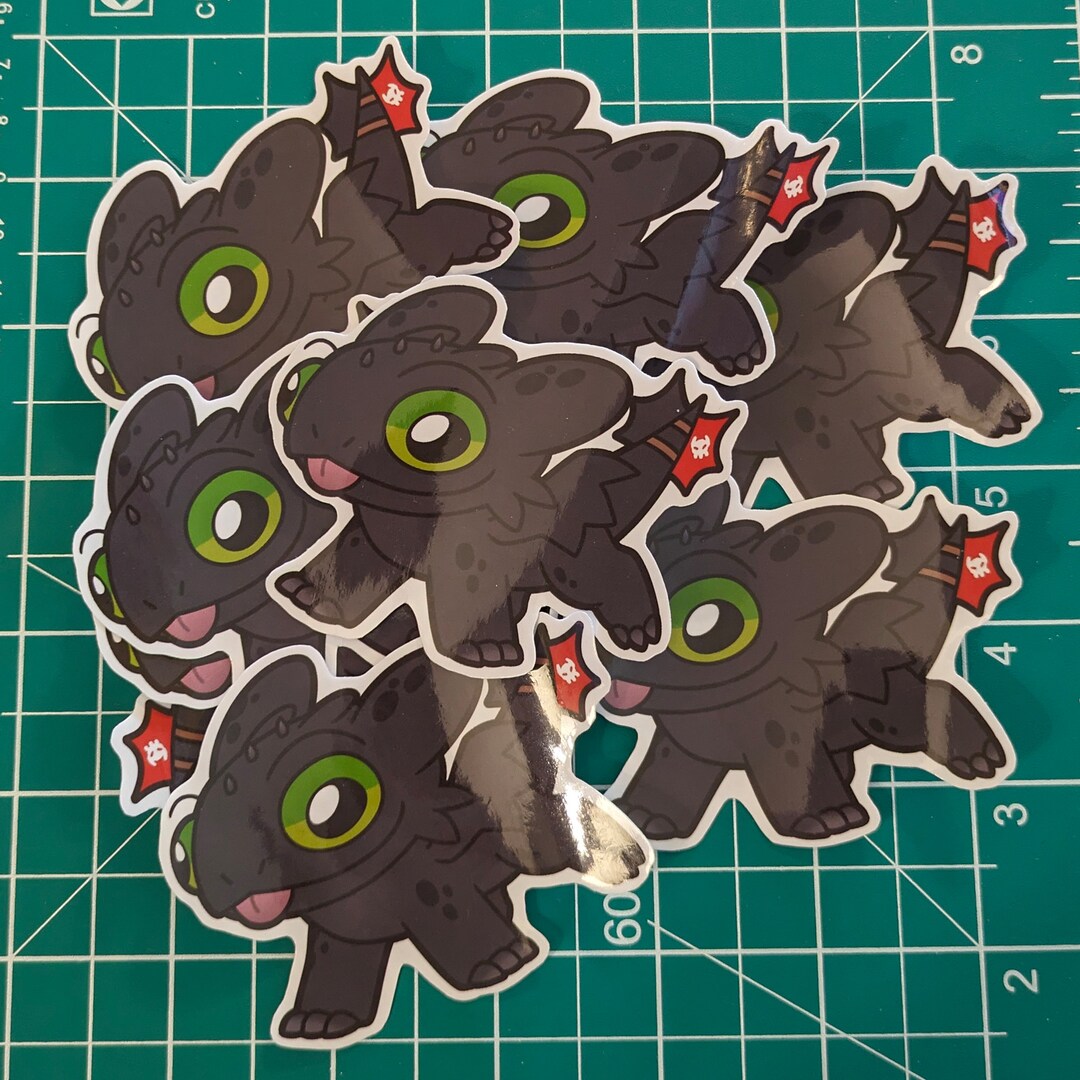 HTTYD Toothless Sticker - Etsy