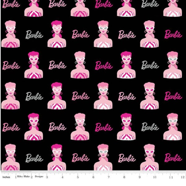 Black Barbie Fabric - Etsy