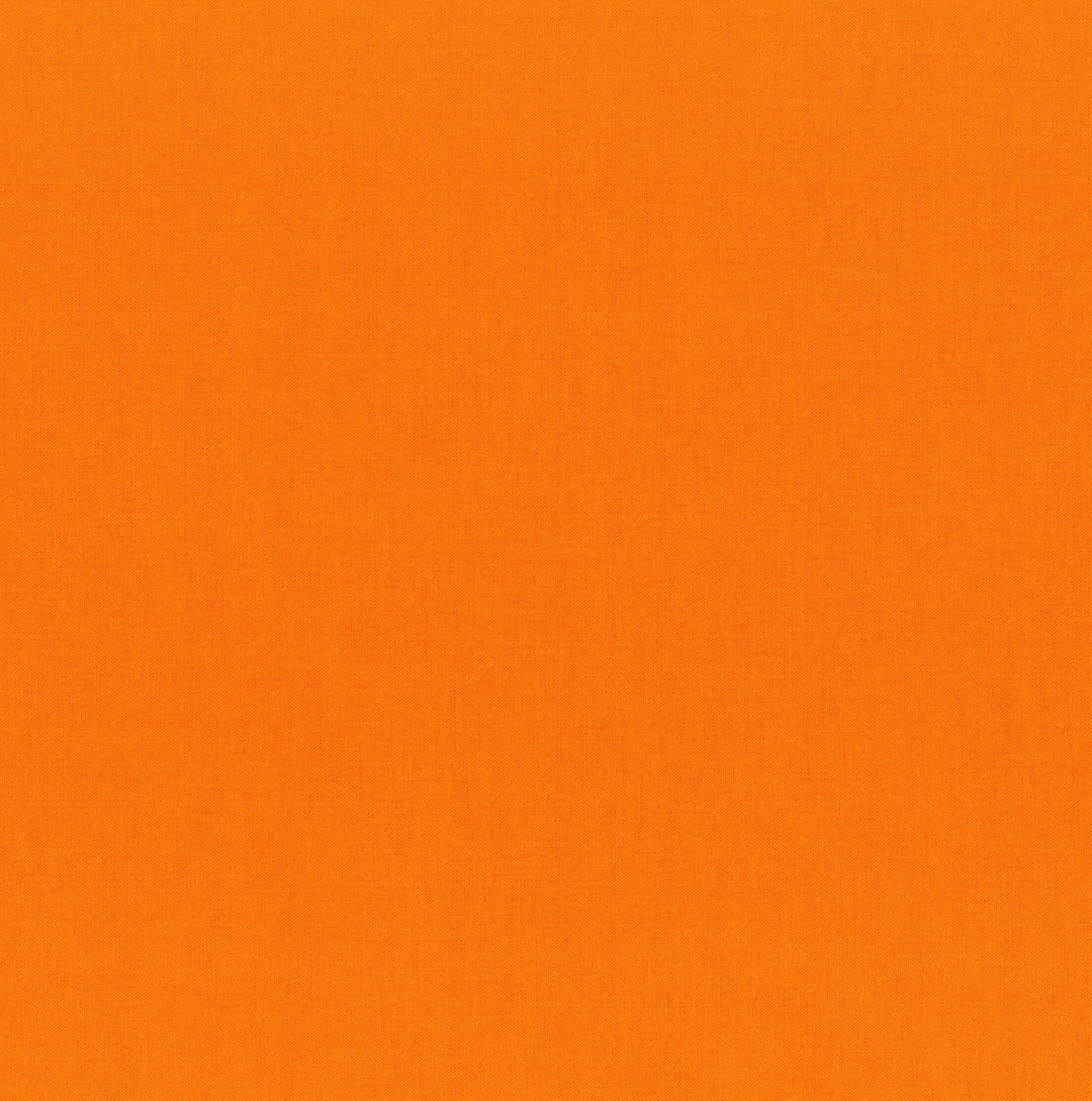 Robert Kaufman| Kona Sheen Collection | Kona Cotton Foil Blazing Orange ...
