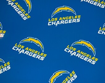 NFL Los Angeles Chargers Cotton Fabric - Etsy