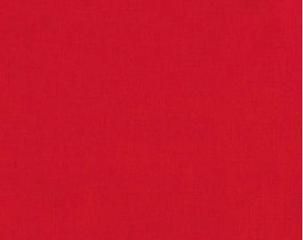 Red 60 Wide Premium Cotton Blend Broadcloth Fabric by - Etsy