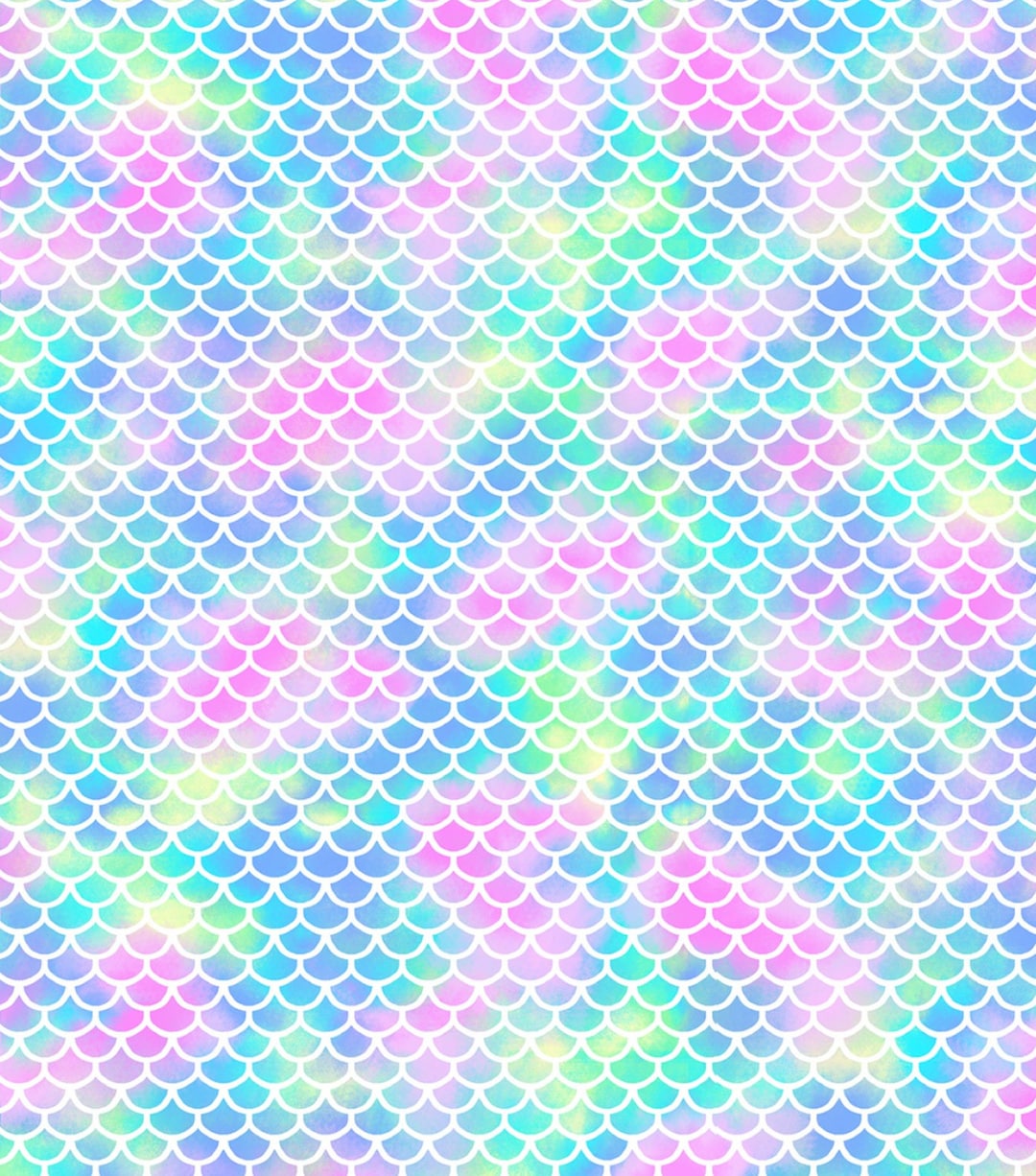 Timeless Treasures | Multi Mermaid Scales | You Are Mer-mazing | 100% ...