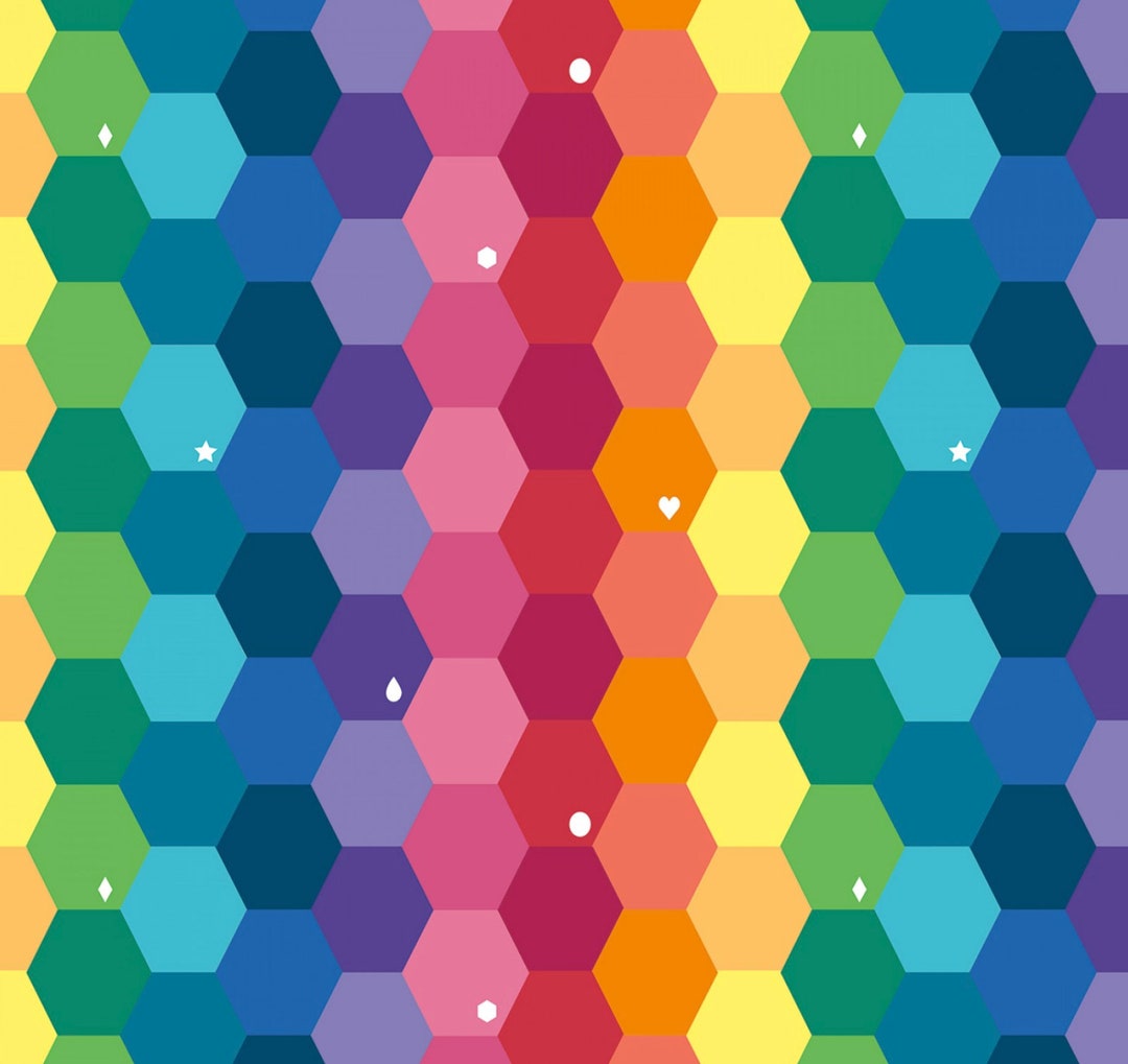 Imagine Main Rainbow | Riley Blake Designs Imagine by Kristy Lea ...