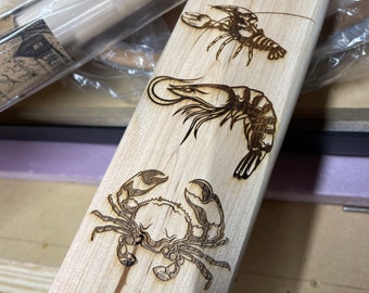 Crawfish / Seafood Cajun Cooking Paddle Laser Engraved / Personalized ...