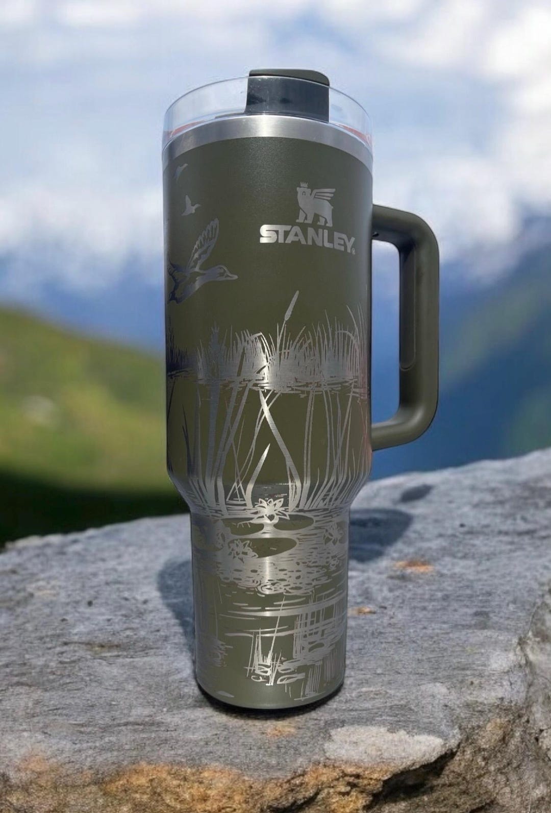 DUCK SEASON Stanley Custom Engraved 40 Ounce Tumbler in Peat Moss Peet ...