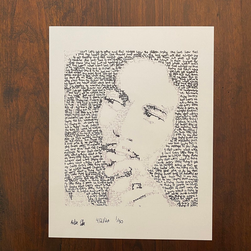 Bob Marley Poster Large - Etsy