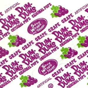 Dum-dums Button Pin Candy Wrapper 1.75 Pinback Button Pin, 20 Flavors ...