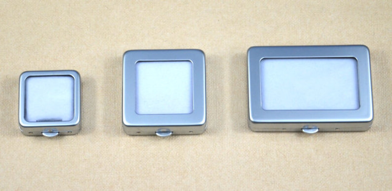 Metal Diamonds Display Box Set / Gemstone Display Case / Gemstone ...