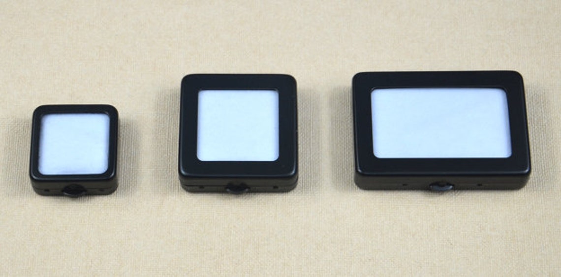 Metal Diamonds Display Box Set / Gemstone Display Case / | Etsy