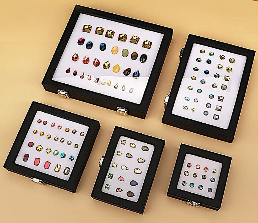 Leatherette Gemstone Display Box - Etsy