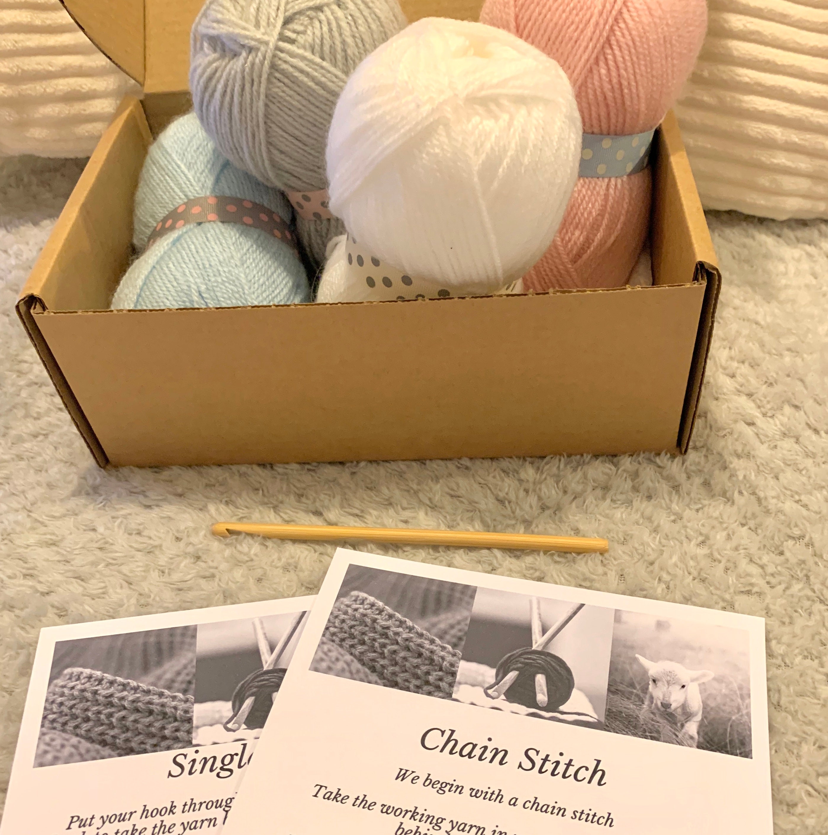 Crochet Kit Crochet Kit for Beginners Learn to Crochet DIY | Etsy