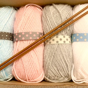 Beginners Knitting Kit, Learn to Knit, Knitting Gift Set, Craft Kit for ...
