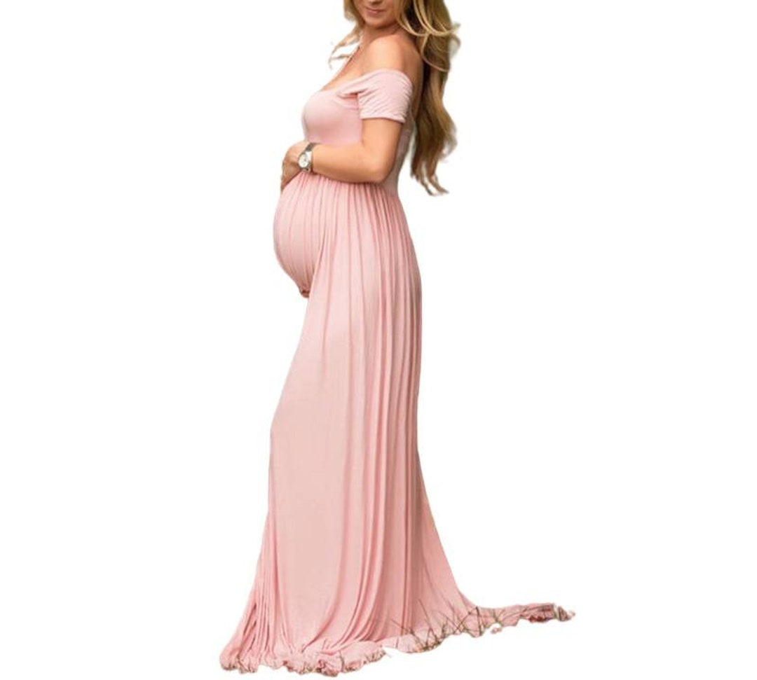 Sexy Shoulderless Split Front Pregnancy Photo Shooting Dress - Etsy