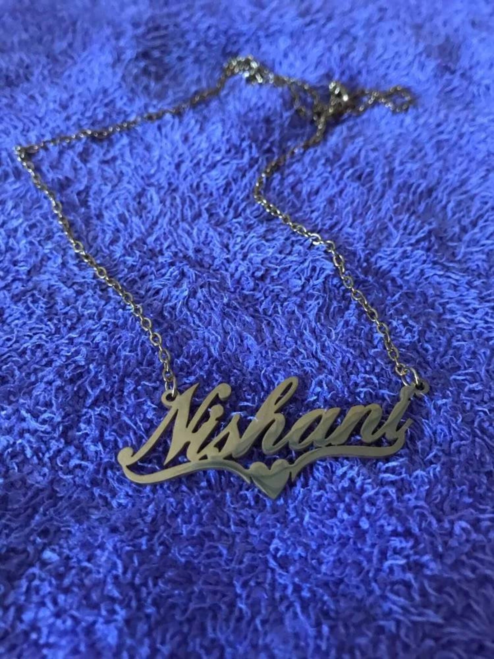Personalized Custom Name Pendant Necklaces Stainless Steel Etsy