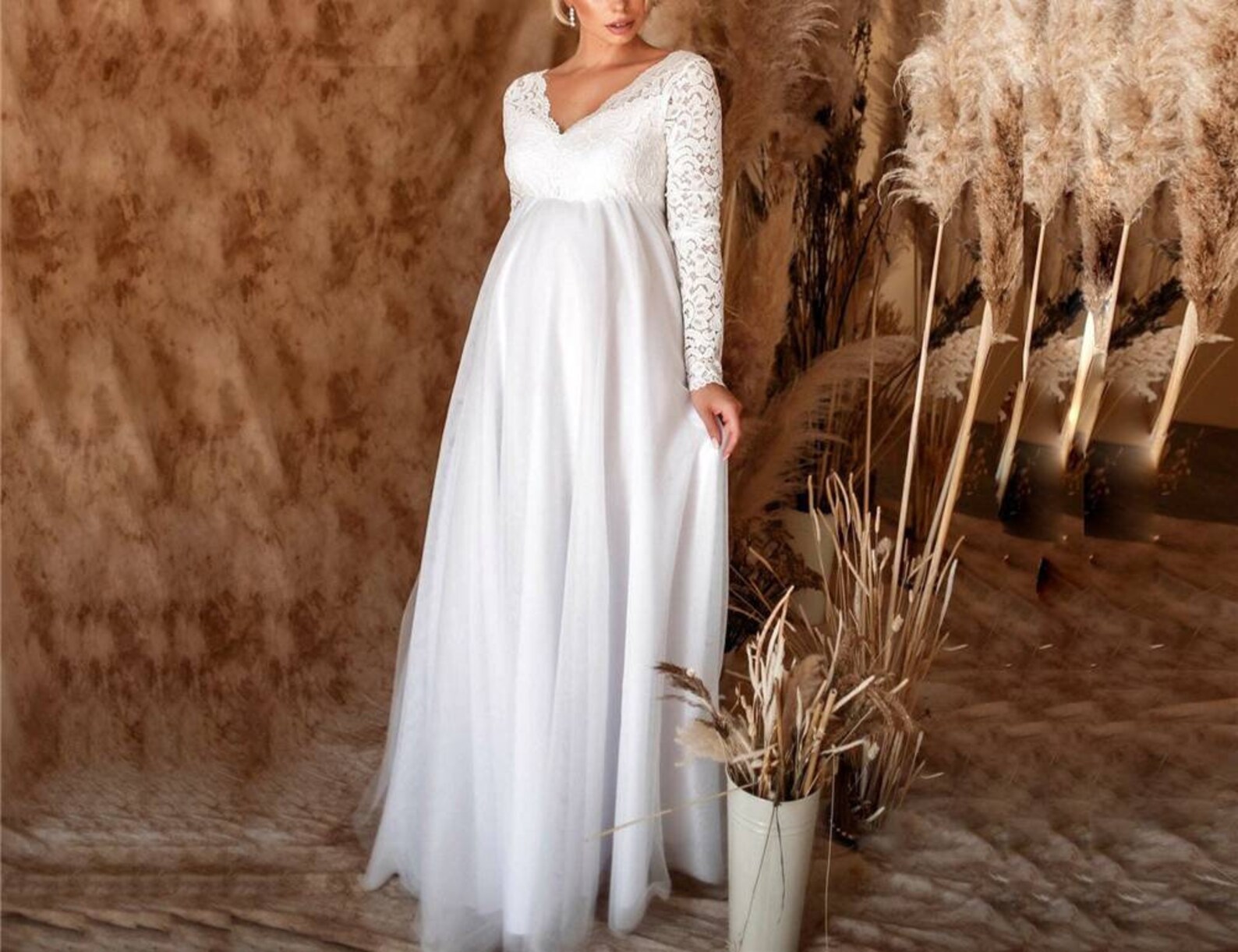 Cute White Lace Maternity Party Pregnancy Dress - Etsy