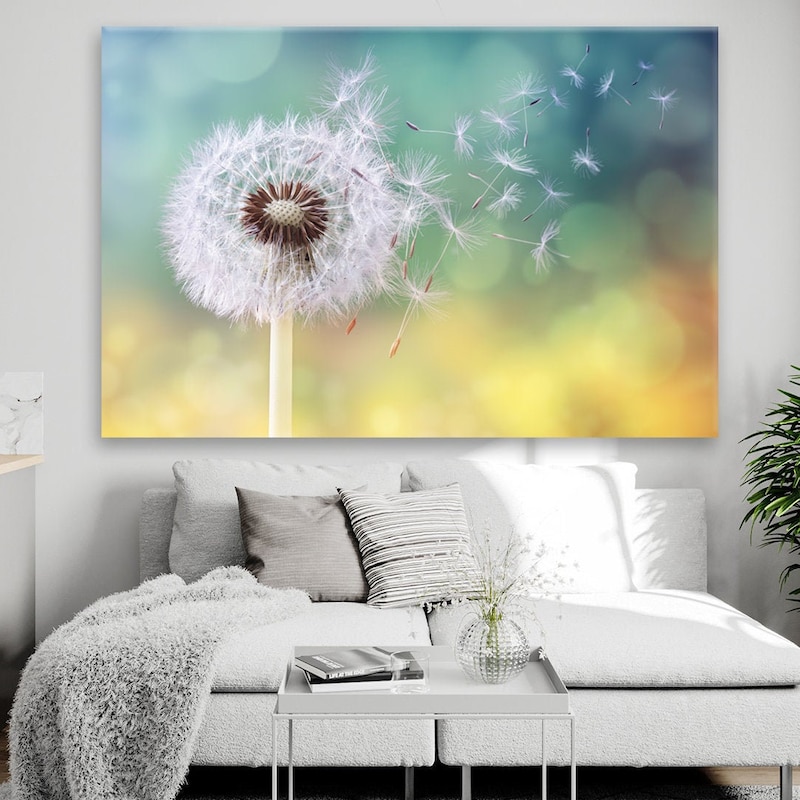 Dandelion Wall Art - Etsy