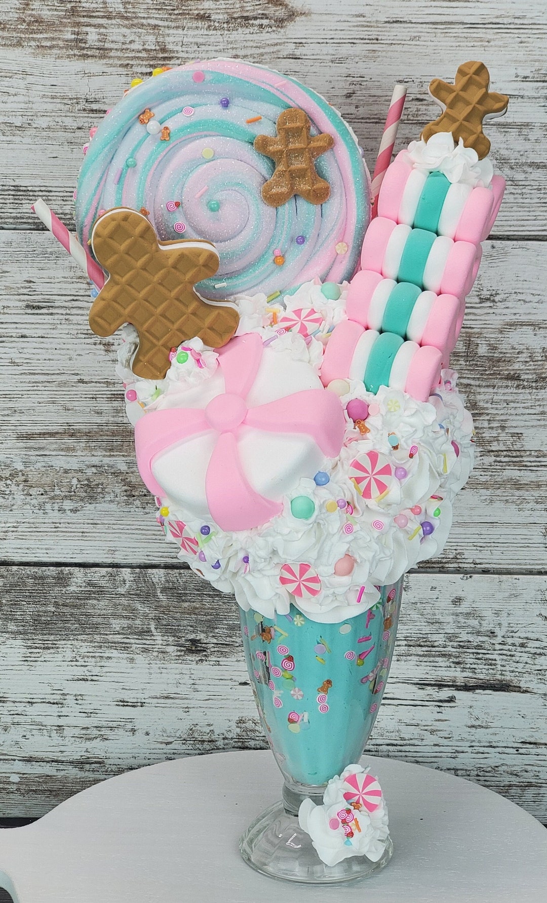 Fake Ice Cream Fake Bake Extreme Milkshake Gingerbread - Etsy
