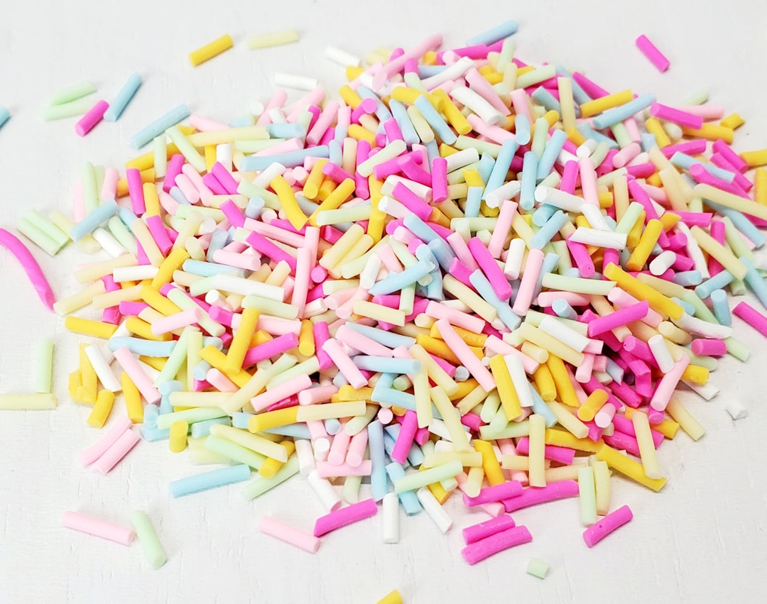 100 G Color Pop Faux Sprinkles - Etsy