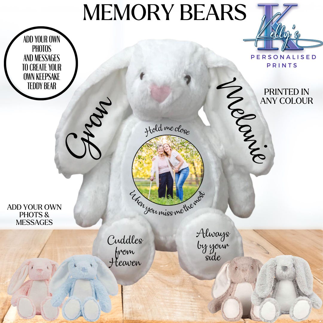 Memory Teddy Bear,cuddle From Heaven, Hold Me Close When You Miss Me ...