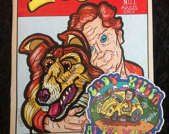 Ted Bundys Dog Lassie Comic & Sticker Combo - Etsy