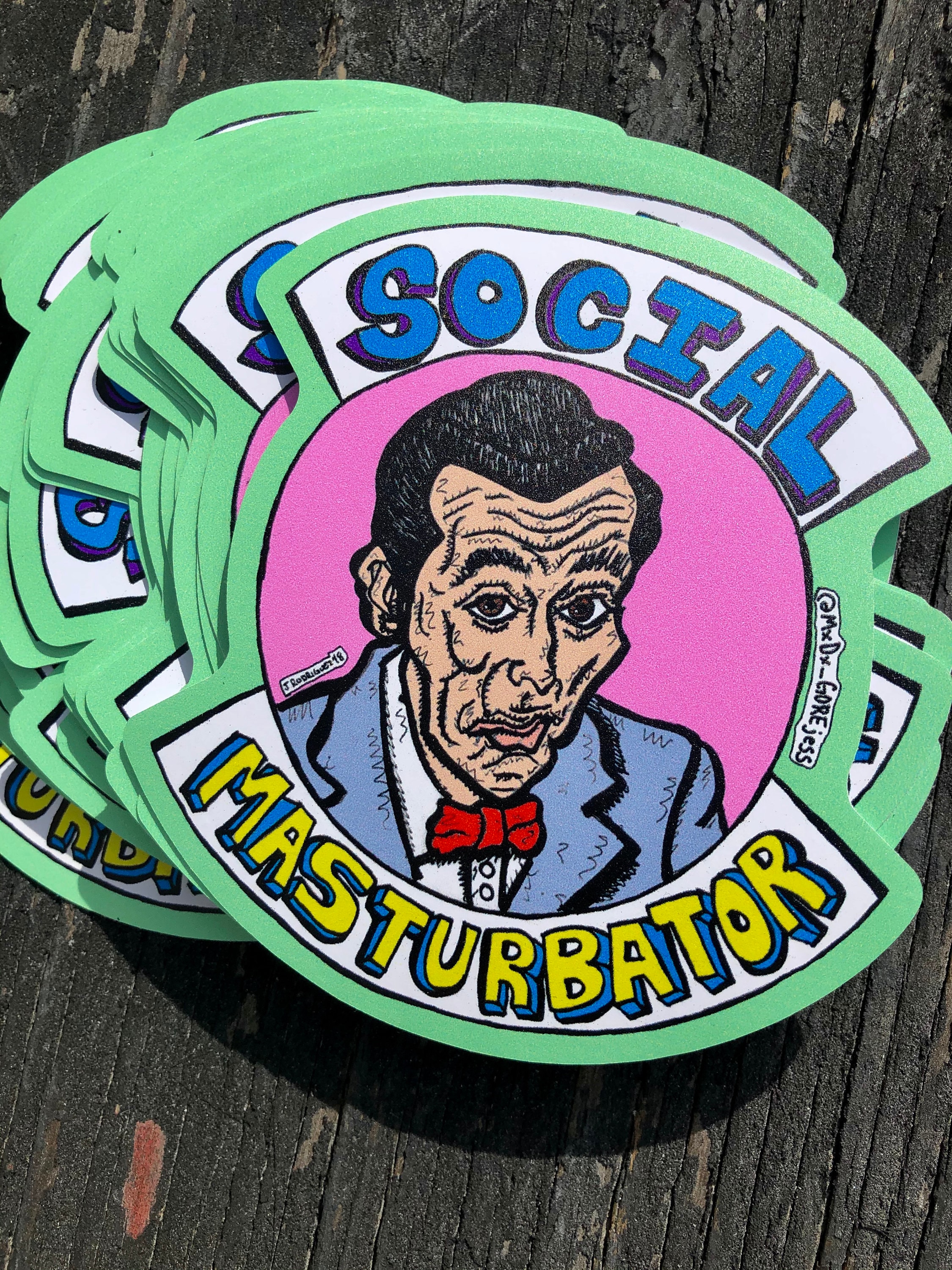 Pee-wee Social Sticker - Etsy