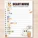 Guess the Scary Movie Halloween Emoji Pictionary Guessing Game - Etsy