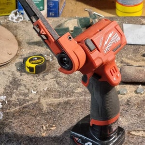 Milwaukee M12 Cut off Saw to 10mm Bandfile Belt Sander Conversion Kit ...