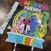 Rainbow Friends Cake Topper, Cake Topper, Kids Party Decor, Custom ...