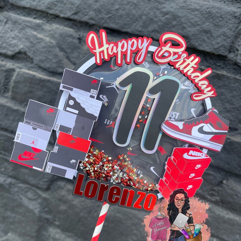 Jordan Cake Topper - Etsy