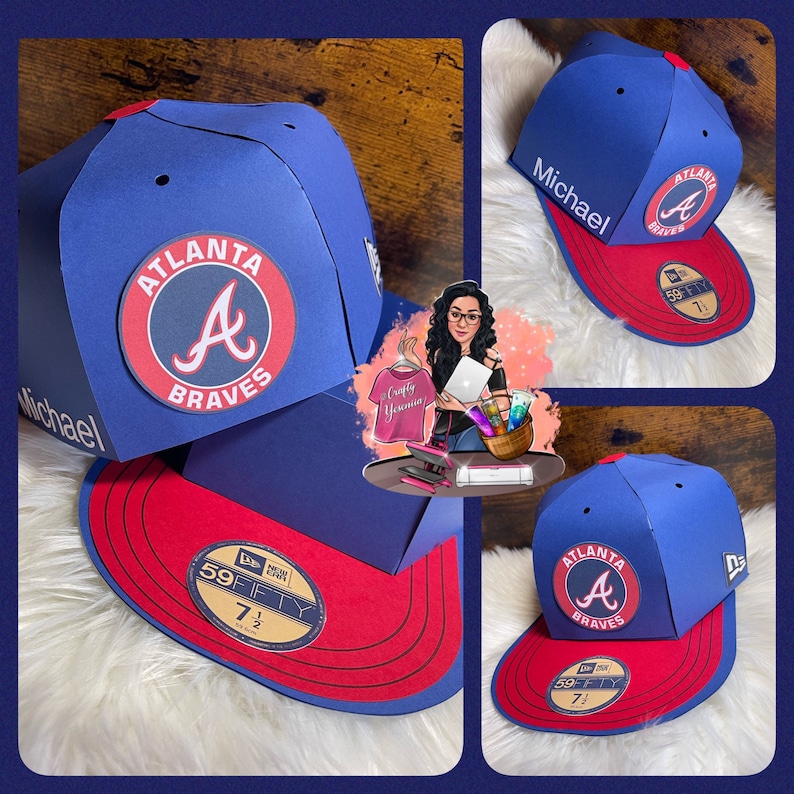 Team Baseball Cap Gift Box Box Fathers Day Box Any Theme - Etsy