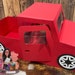 Paper Truck 3d Paper Truck Assembled Gift Box Valentines - Etsy