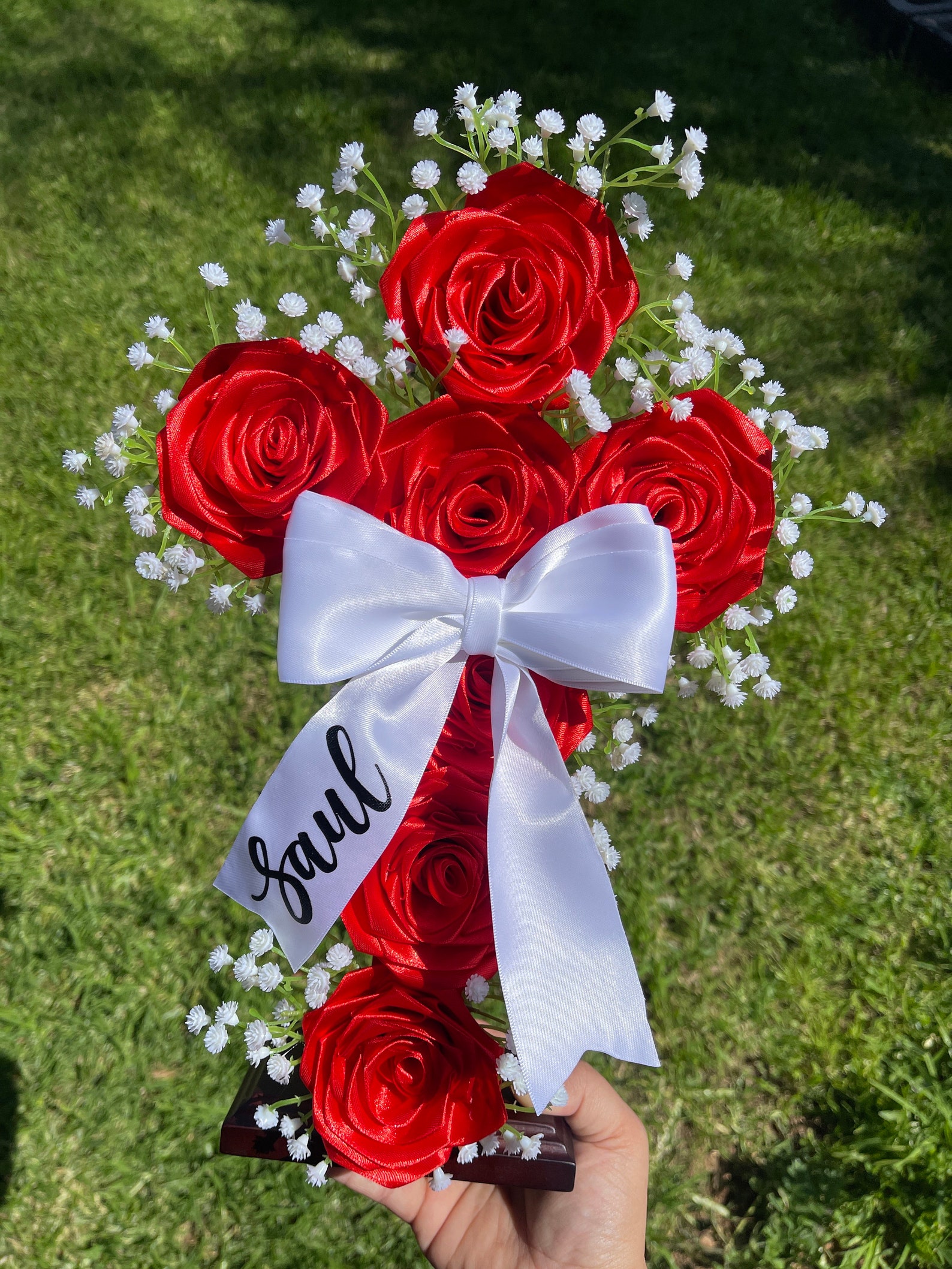 Cross Eternal Roses - Etsy