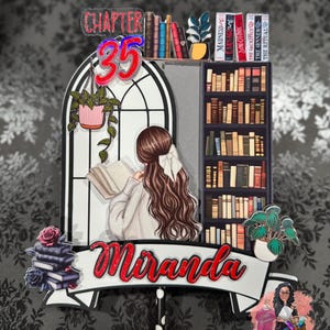 Book Cake Topper | Books | Book Lover Cake Topper | Reader ...