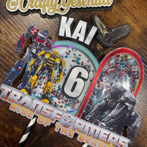 Transform Cake Topper, Robots, Caketopper, - Etsy