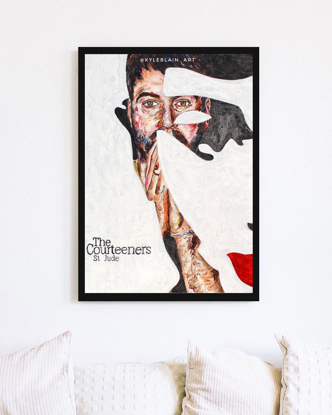 Courteeners' Liam Fray A3 Art Print. Hand Signed by Kyle Blain Art - Etsy