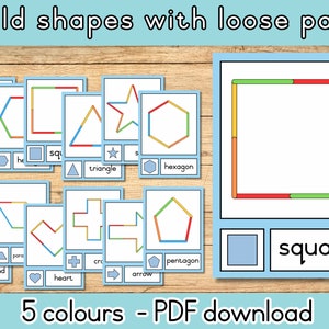 Popsicle Stick Activity Card for Toddlers | Shape Flashcards for ...