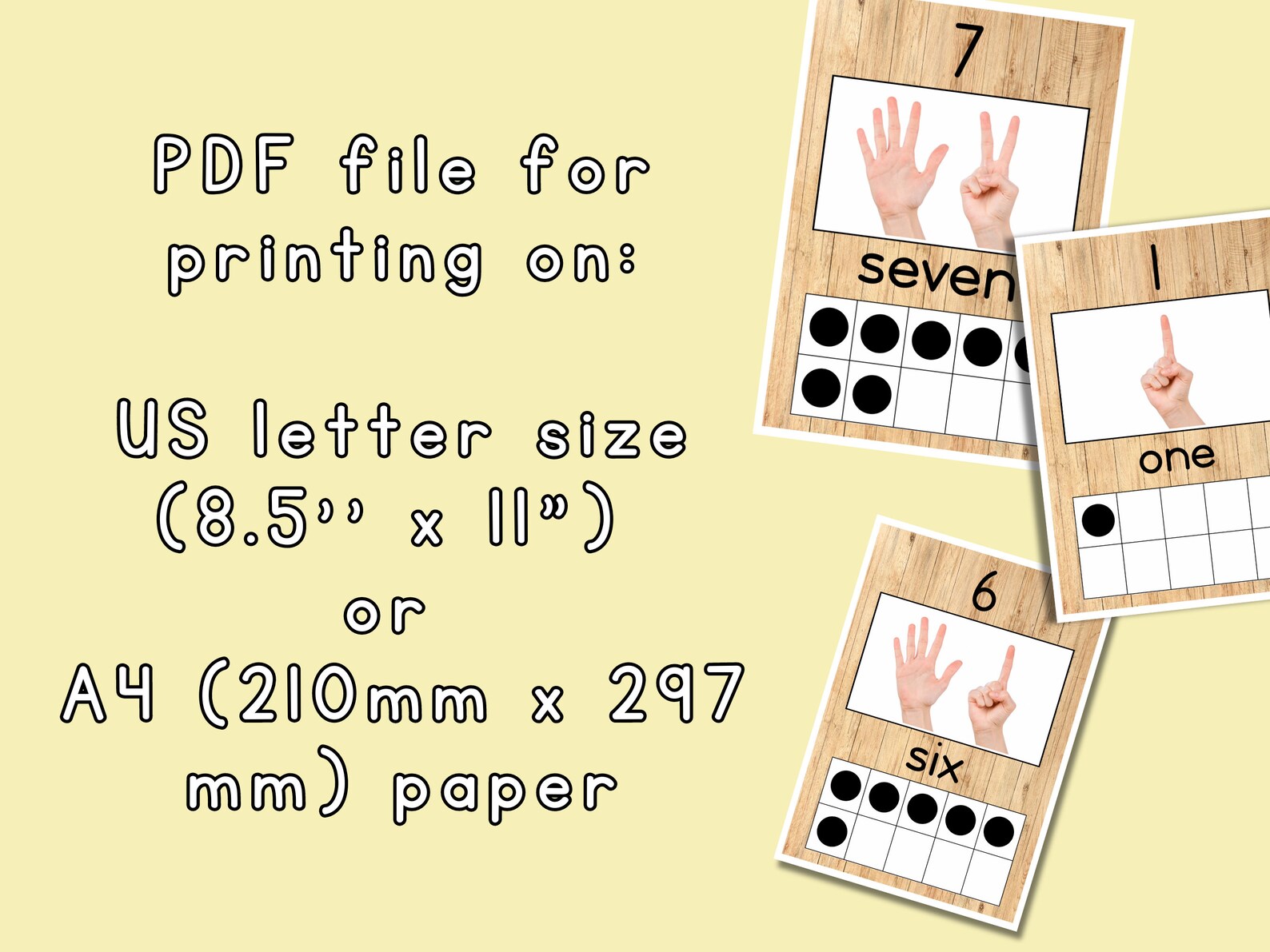 Tens Frame Number Cards Printable | Maths Mastery | 0-10 Numeral Flash ...